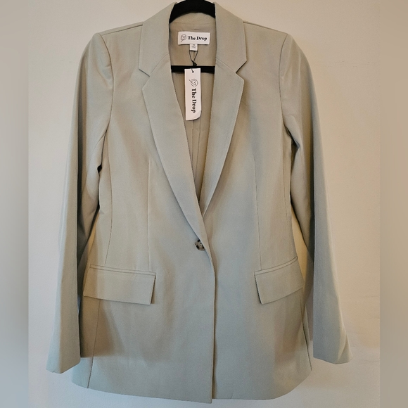The Drop | Jackets & Coats | Nwt The Drop Blake Long Blazer Womens Xs ...